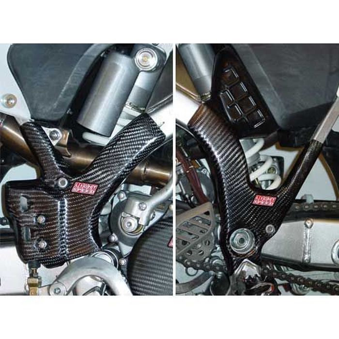 Lighspeed LIGHTSPEED CF FRAME GUARDS (SET) RMZ250 (04-06) KXF250 (04-05 ...